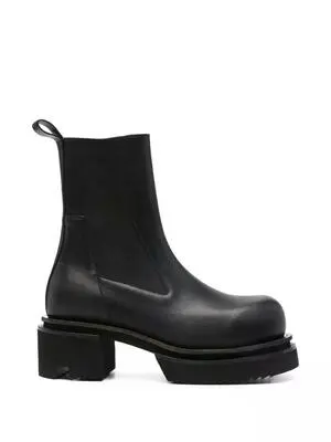 Rick Owens Mid Heel Boots For Men