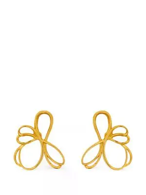 Oscar De La Renta Openwork Drop Earrings - Gold