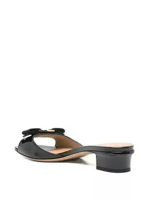 FERRAGAMO Bow-detail Block Heel Sandals