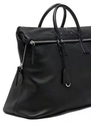 MAISON MARGIELA Xl 5ac Zip Leather Tote Bag - Neutrals