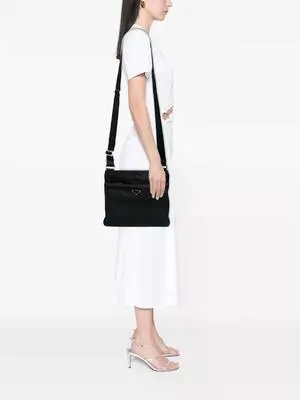 Prada Tessuto Zip Top Crossbody Bag