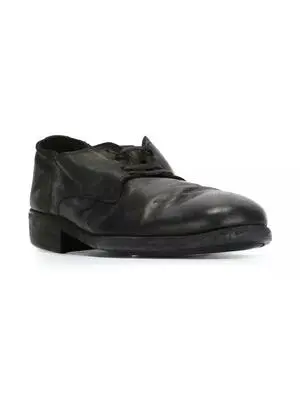 Guidi Distressed Derby Shoes