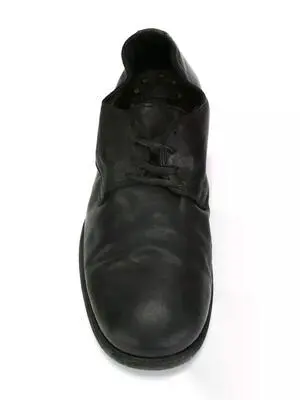 Guidi Distressed Derby Shoes