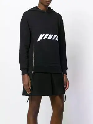 Kenzo Logo Print Hooded Sweatshirt