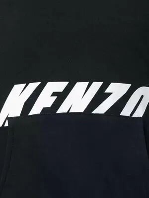 Kenzo Logo Print Hooded Sweatshirt