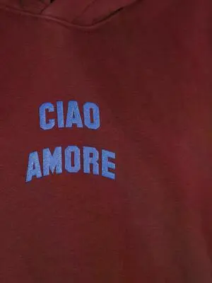 Giada Benincasa Ciao Amore Puffy-logo Hoodie