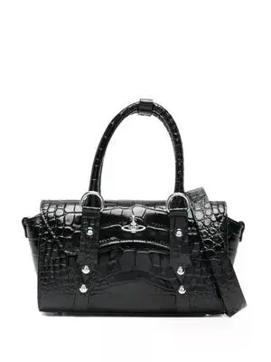 VIVIENNE WESTWOOD Bettina Orb-plaque Embossed Tote Bag