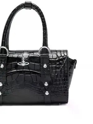 VIVIENNE WESTWOOD Bettina Orb-plaque Embossed Tote Bag
