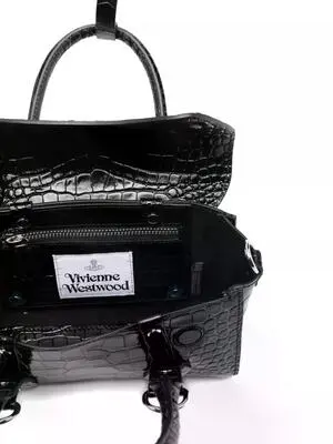 VIVIENNE WESTWOOD Bettina Orb-plaque Embossed Tote Bag