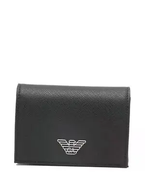 Emporio Armani Logo-plaque Wallet - Black