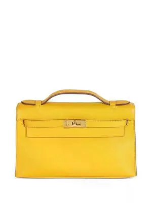 Hermès 2018 Swift Kelly Pochette - Yellow