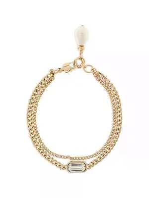 Alexander McQueen Pearl-detail Bracelet - Gold