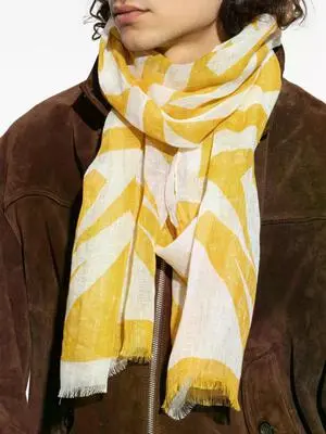 Moschino Frindged-edge Scarf