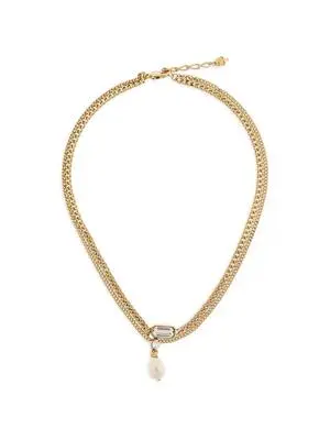 Alexander McQueen Drop-pendant Necklace - Gold