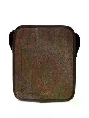 Etro Paisley Print Shoulder Bag - Brown