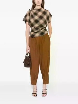 Max Mara Cotton Pleated Trousers