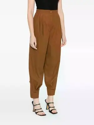 Max Mara Cotton Pleated Trousers