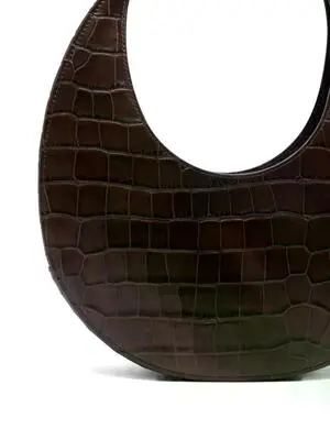 Staud Moon Embossed Leather Tote