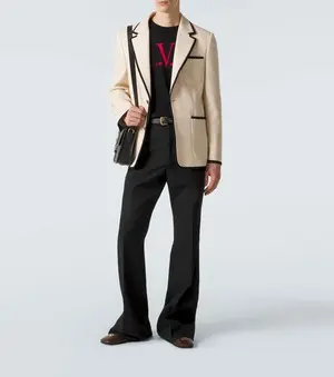 Valentino Garavani Virgin Wool Gabardine Blazer