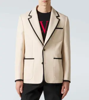 Valentino Garavani Virgin Wool Gabardine Blazer