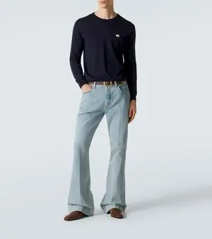 Valentino Garavani Vlogo Virgin Wool Sweater - Blue