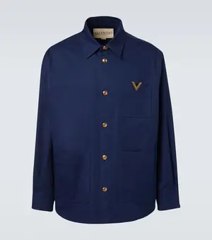Valentino Garavani Single Breasted Overshirts For Men