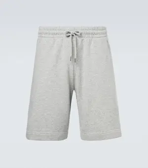 Dries Van Noten Cotton Jersey Shorts - Grey