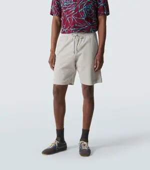 Dries Van Noten Cotton Jersey Shorts - Grey