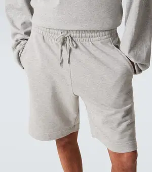 Dries Van Noten Cotton Jersey Shorts - Grey