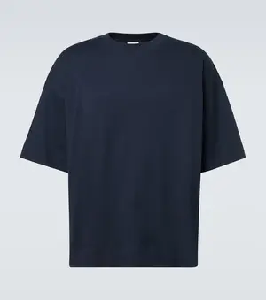 Dries Van Noten Oversized Cotton Jersey T-shirt - Blue