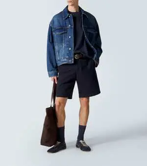 Dries Van Noten Oversized Cotton Jersey T-shirt - Blue