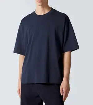 Dries Van Noten Oversized Cotton Jersey T-shirt - Blue