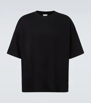 Dries Van Noten Oversized Cotton Jersey T-shirt - Black
