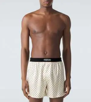 TOM FORD Paisley Silk-blend Boxers