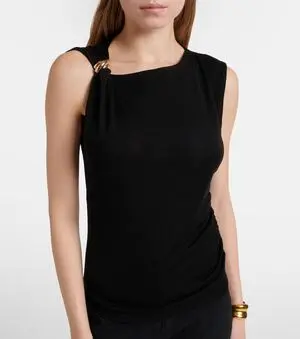 Vince Wool-blend Top - Black