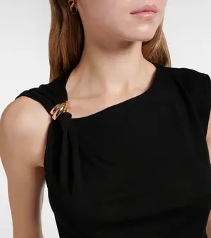 Vince Wool-blend Top - Black