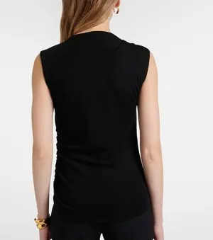 Vince Wool-blend Top - Black