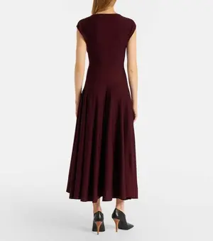 Alaïa Virgin Wool Midi Dress