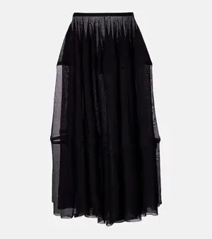 Sheer Midi Skirts
