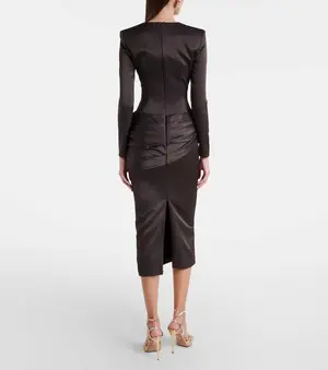 Alex Perry Draped Cocktail Dress