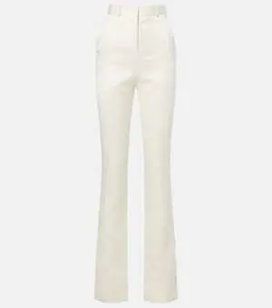 Calvin Klein Lucia High-rise Slim Pants - White