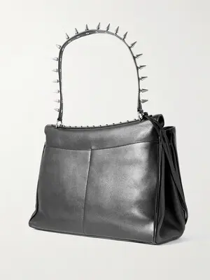 Balenciaga Rodeo Large Studded Leather Tote Bag