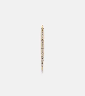 Yvonne Léon Marlin Gm 9kt Single Earring With Diamonds - Gold