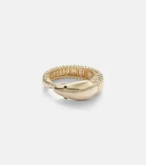 Yvonne Léon Crevisse 9kt Ring With Diamonds - Gold
