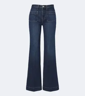 7 For All Mankind Modern Dojo Flared Jeans - Blue