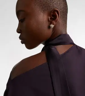 Yvonne Léon Tortue Coeur Diamond Earrings