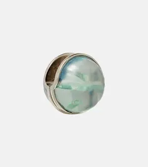Alaïa Embellished Earrings - Green