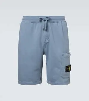 Stone Island Compass Cotton Shorts
