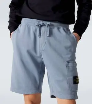Stone Island Compass Cotton Shorts