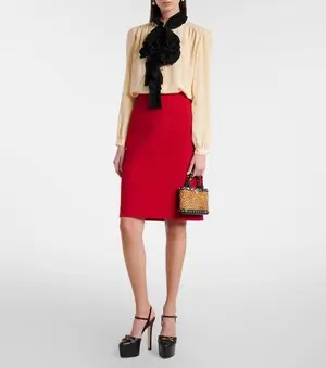 Valentino Garavani Rockstud Calf Hair Top-handle Bag - Brown